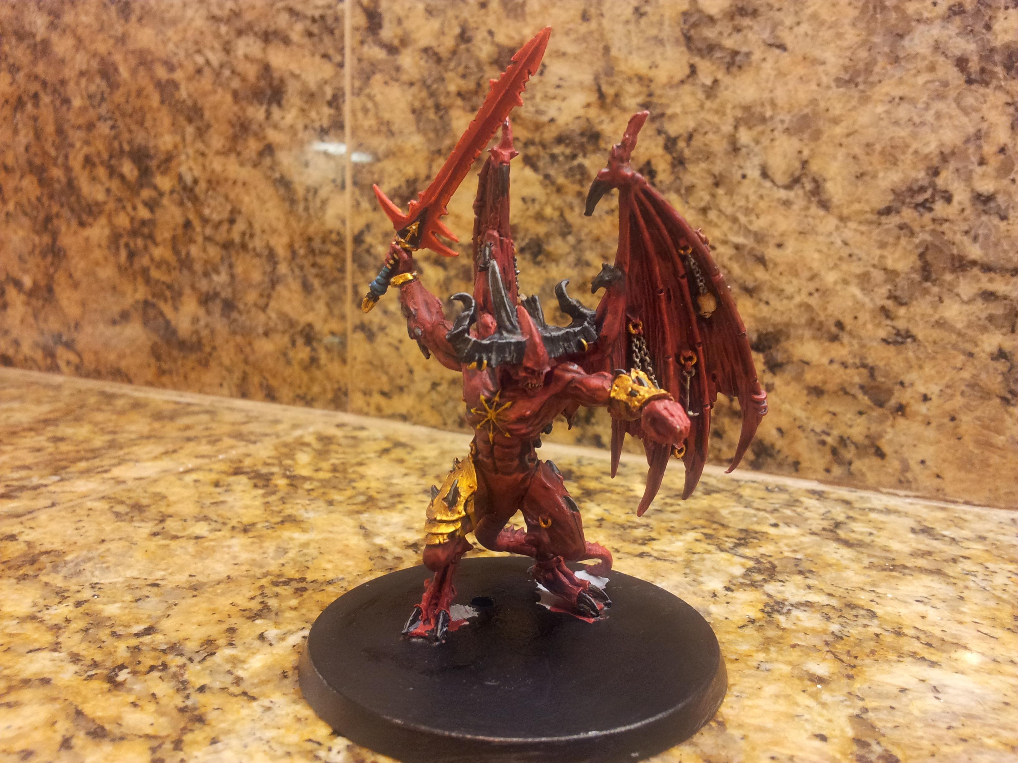 Chaos Daemons, Daemon Prince, Warhammer 40,000 - rare Daemon prince ...